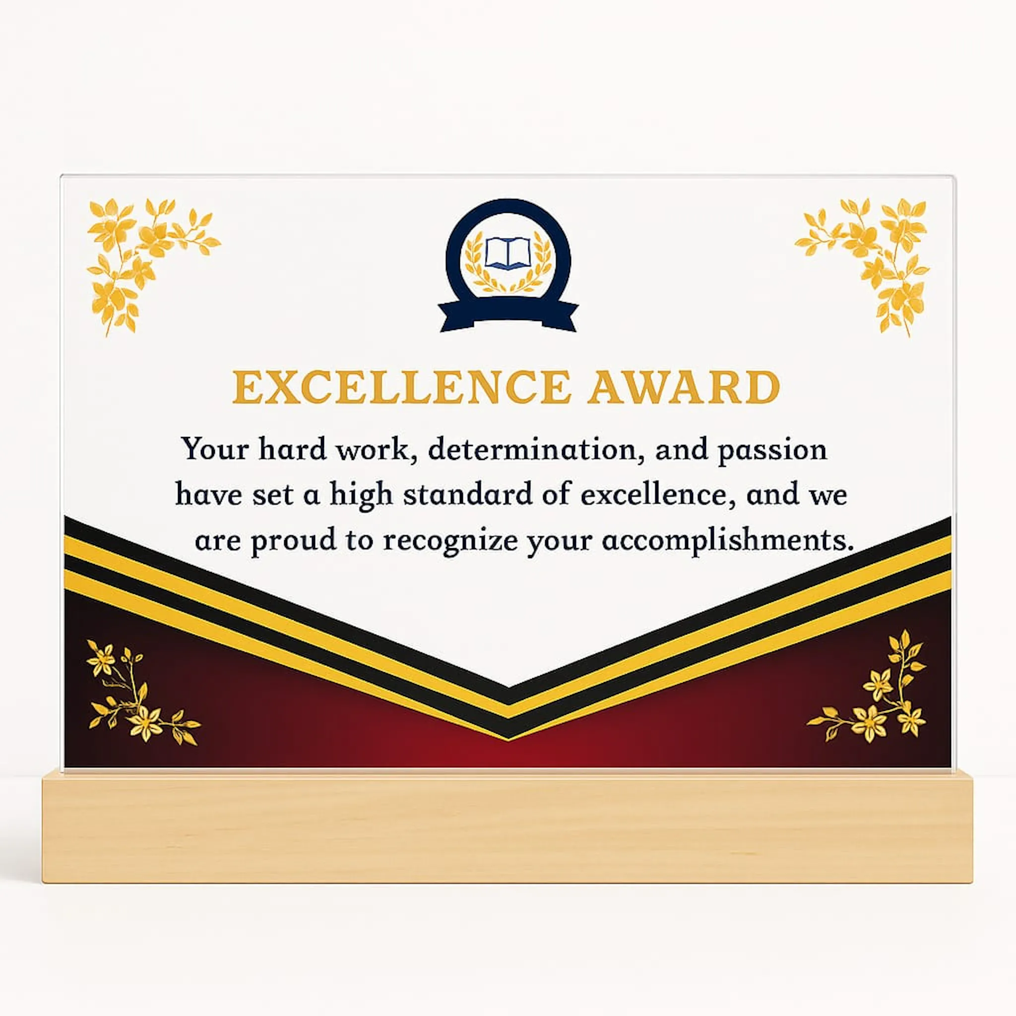 Personalized Award Plaque – Recognize Excellence with Distinction ...